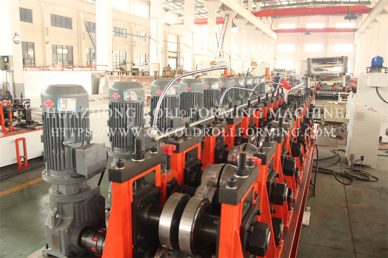 U PROFILE ROLL FORMING MACHINERY WITH PUNCHING - Buy U PROFILE ROLL ...