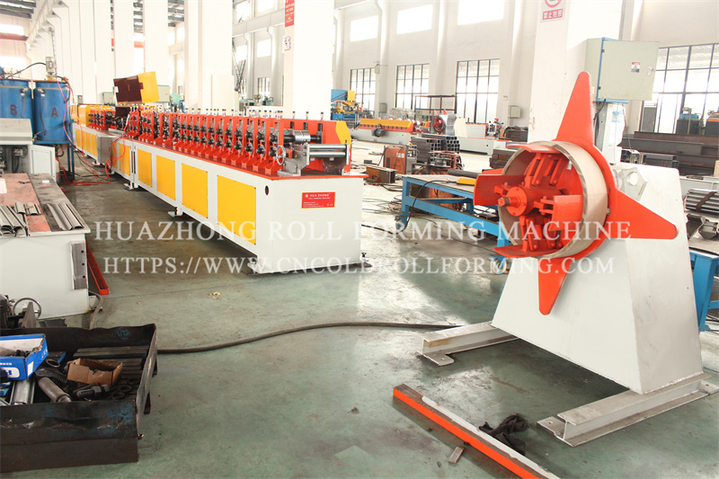 45mm ROLLER SHUTTER SLAT ROLL FORMING MACHINE with mechancial punching ...